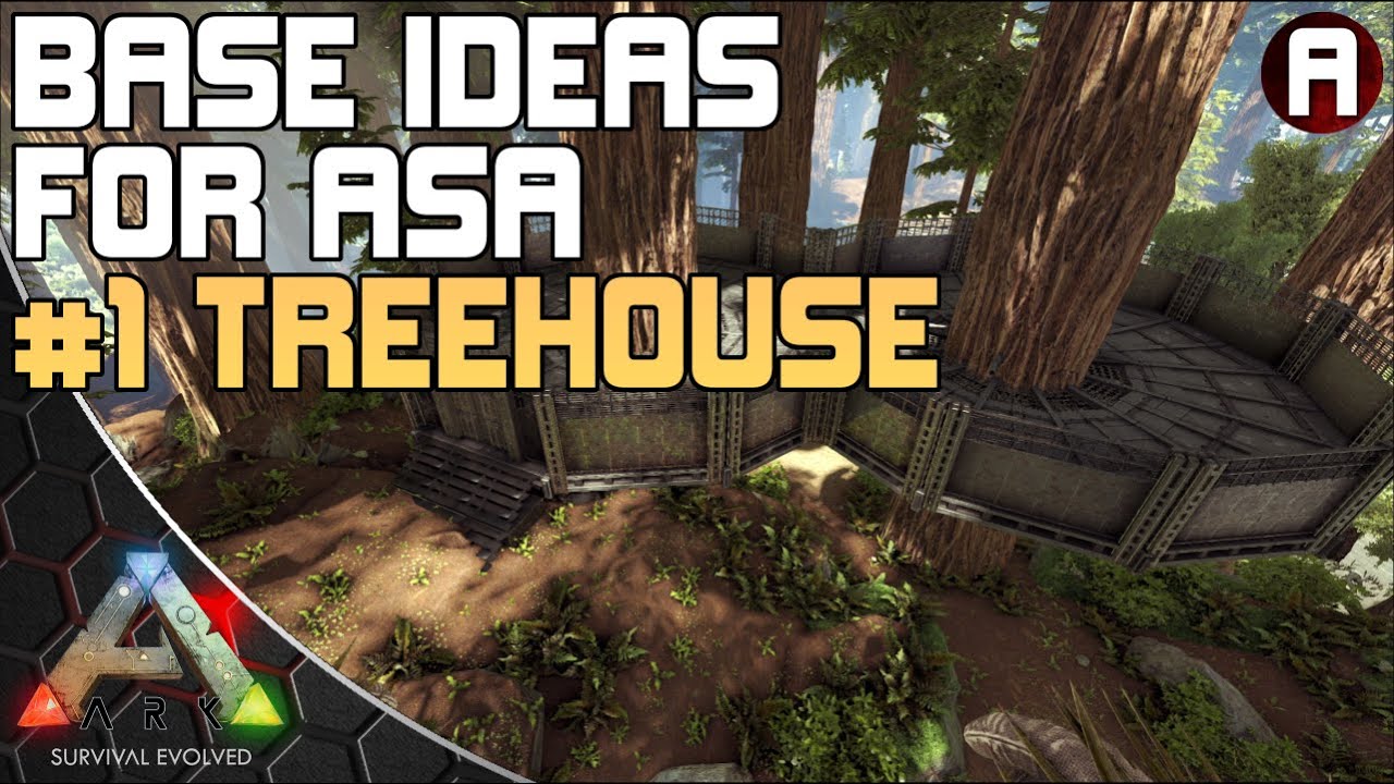 Base Ideas For ARK: Survival Ascended - #1 Treehouse - YouTube