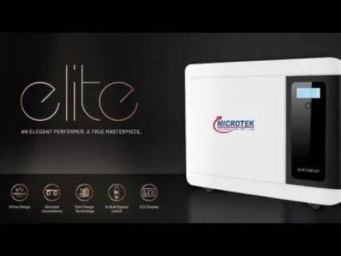 Microtek New Inverter Elite 1500 - New technology Inverter - YouTube