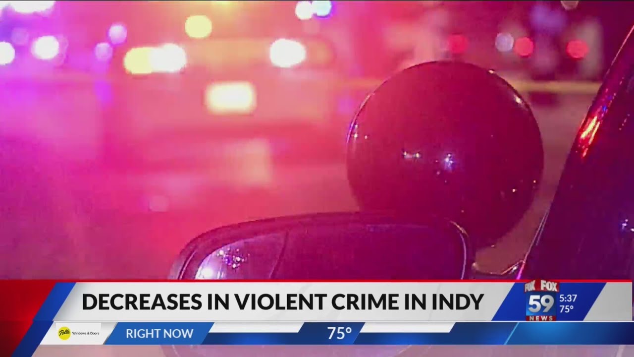 IMPD reports double digit decreases in most crime categories with one ...