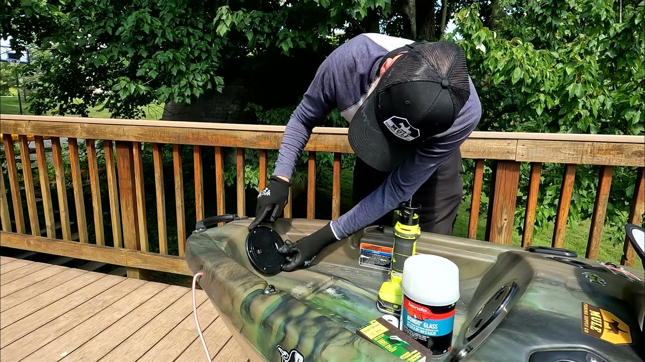 How to Repair Pelican Kayaks - YouTube