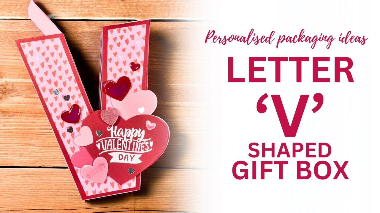 Letter V Shaped Gift Box | Unusual Packaging Ideas | DIY Gift Boxes ...