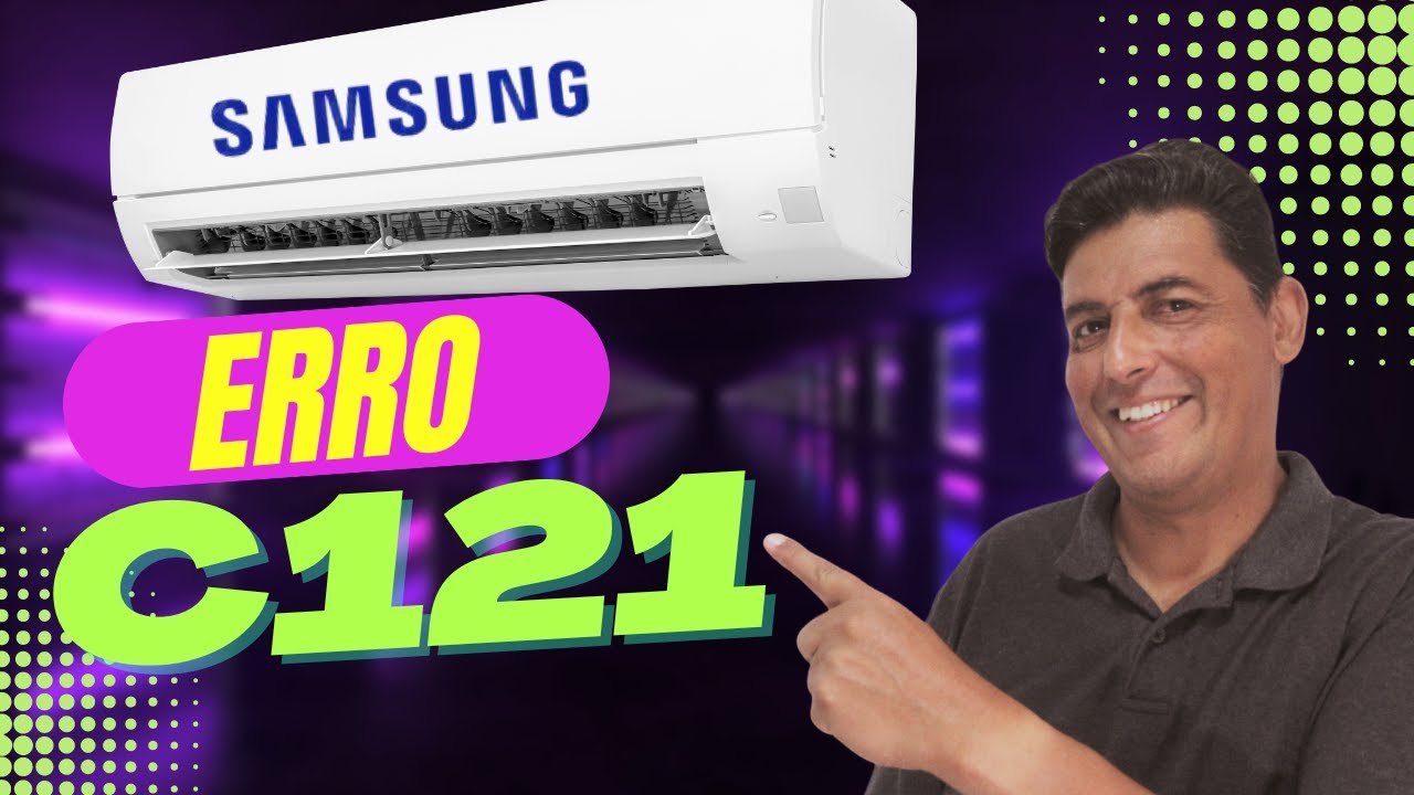 Ar Condicionado Split Samsung - Erro C121 - YouTube