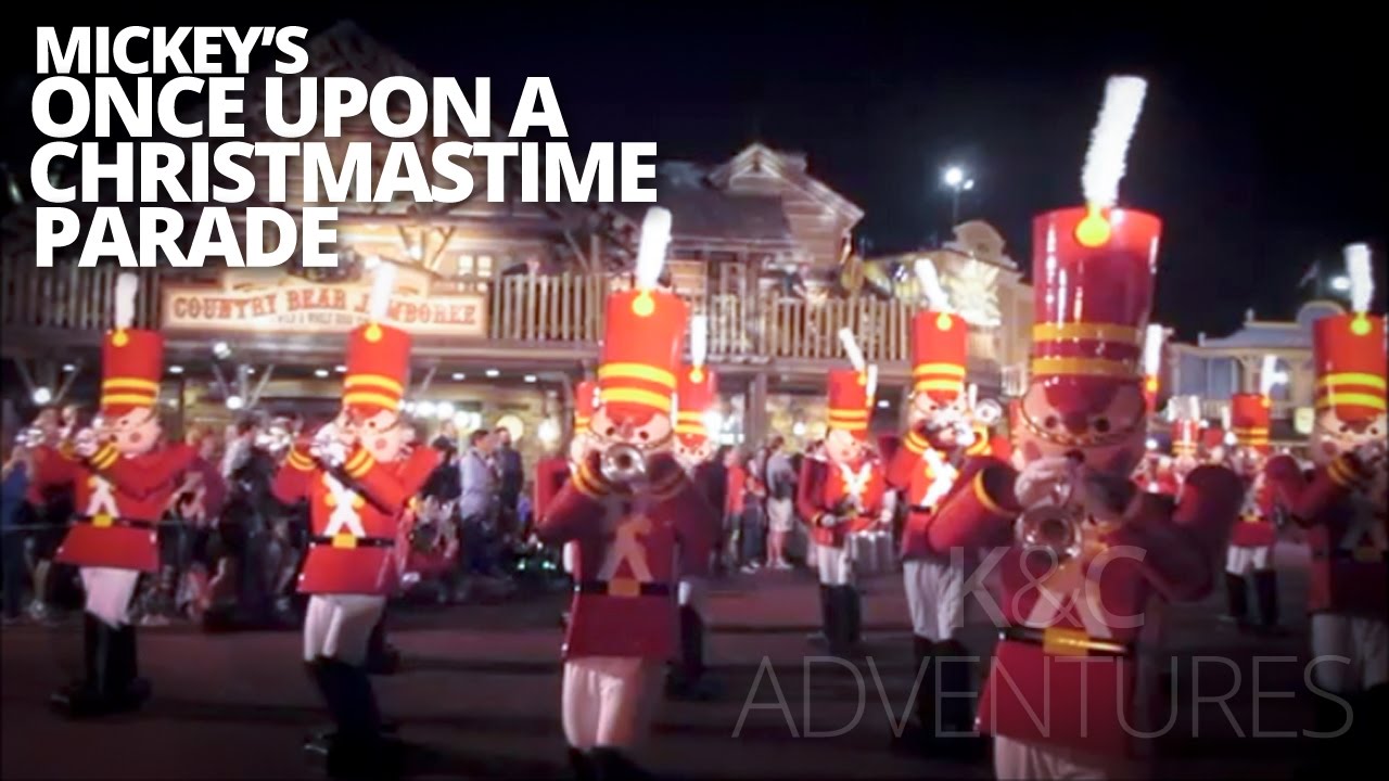 Mickey's Once Upon A Christmastime Parade | MVMCP 2016 - YouTube