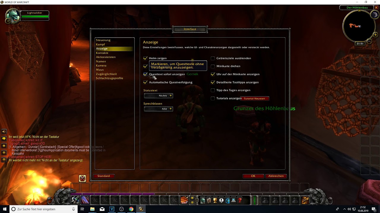 WoW Classic Questtext sofort anzeigen| GM Wolf | World of Warcraft | HD ...