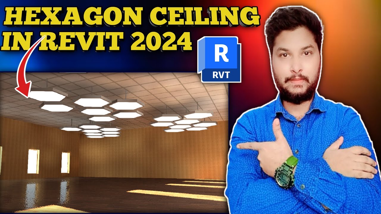 How To Create Hexagon Ceiling In Revit Hexagon Ceiling In Revit Tutorial Urdu Hindi 2024