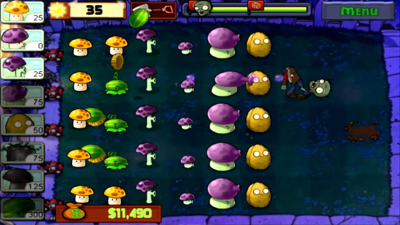 Plants vs Zombies Android Game Review - YouTube