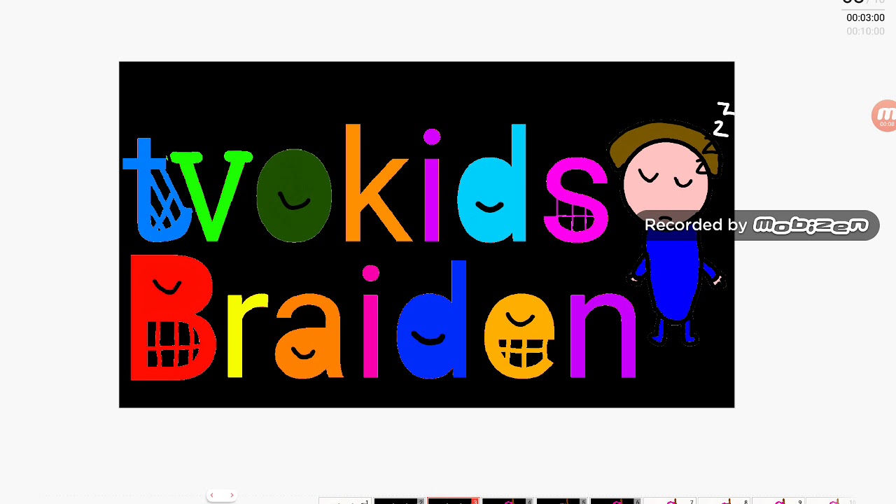 Tvokids & Braiden logo bloopers 2 take 7 Night time - YouTube