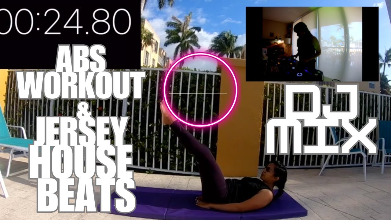 7-Minute Abs Workout w/ Jersey Bounce Dj Mix for Motivation by Sadia De ...