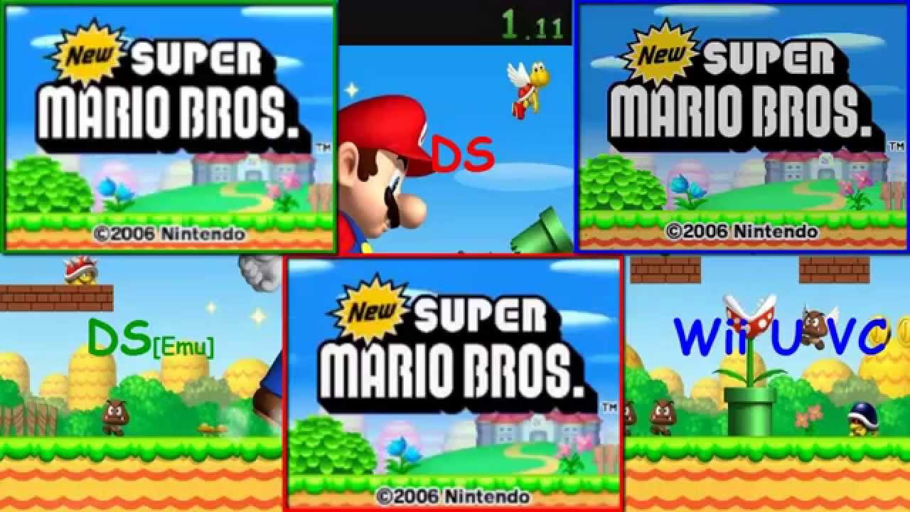 New Super Mario Bros. - Loading Times Difference - YouTube