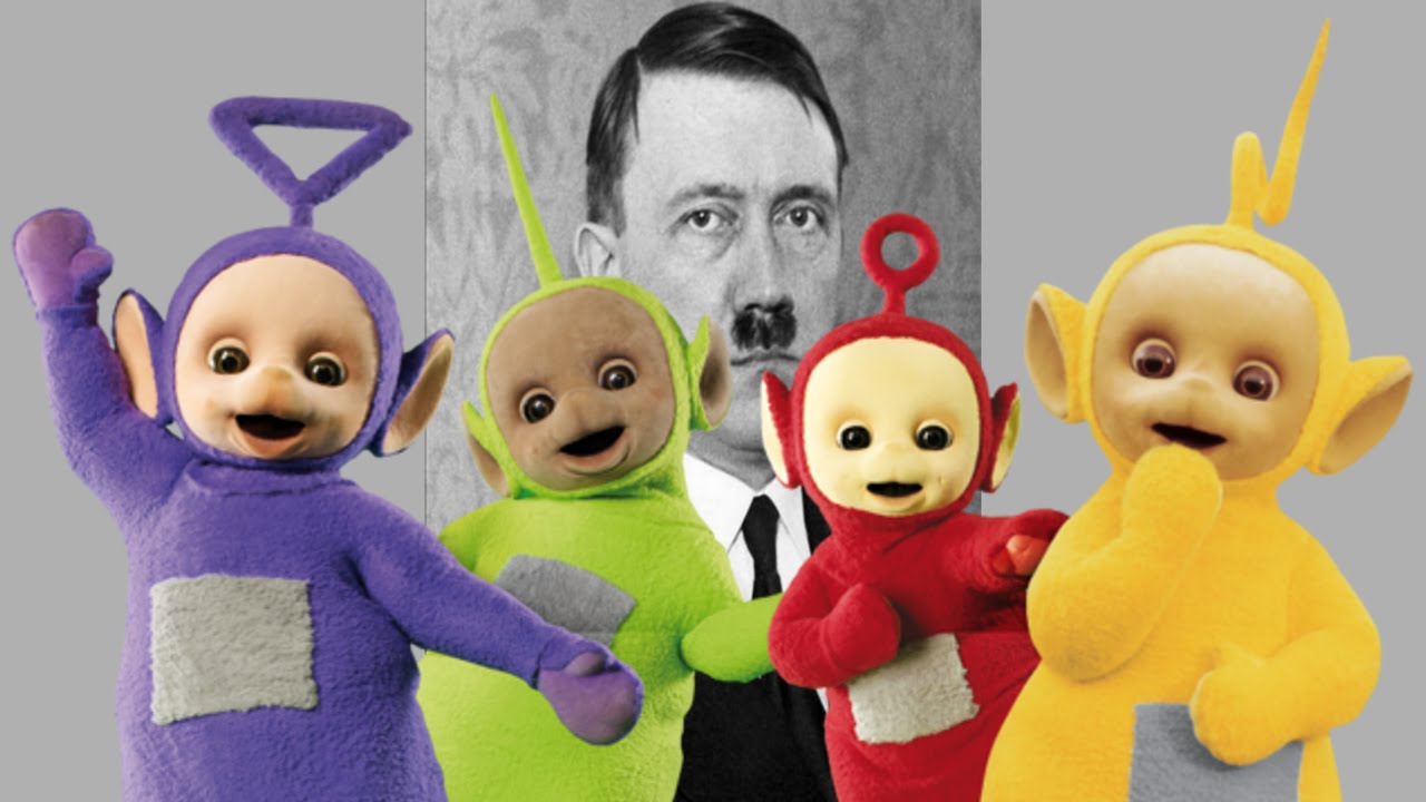 Tinky-Winky , Dipsy , Laa-Laa , Adolf Hitler [Teletubbies Nazi Version ...