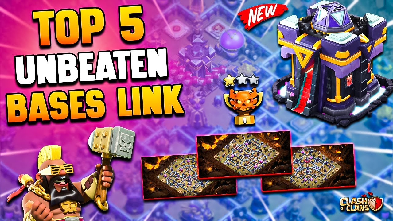 Top 5 Best TH15 Bases Link | Only 1 Star Th15 War & Legend Base ...