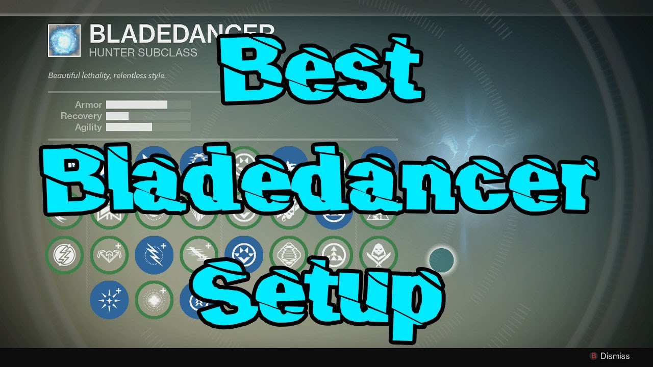 Destiny - Best Bladedancer Class Setup (Hunter) PvP/PvE - YouTube