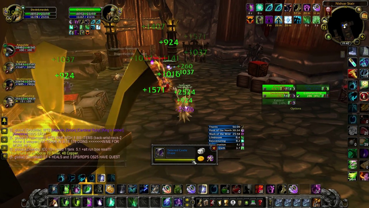 World of Warcraft: Utgarde Keep - Restoration Druid - www.warmane.com ...