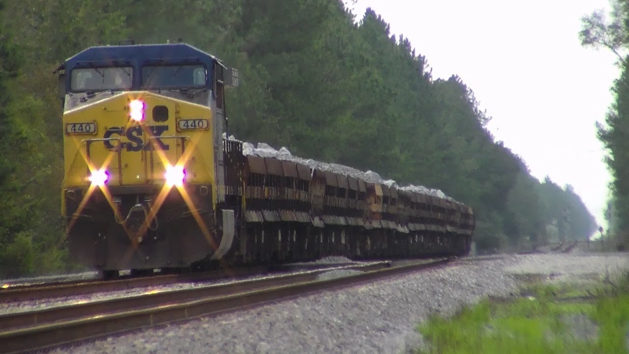 CSX Trains 2017: CSX Work Train - YouTube