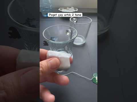 Poşet çay artık iki tane