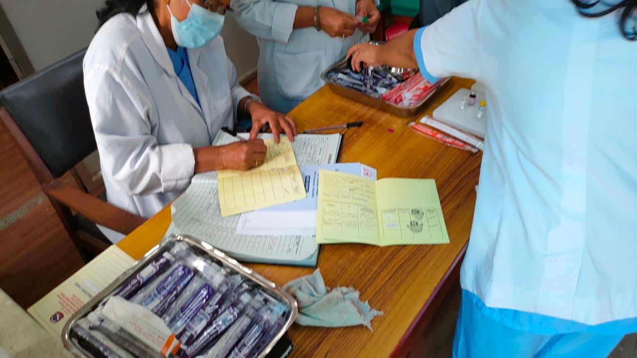 Vaccination and TB test at Teku Hospital - YouTube