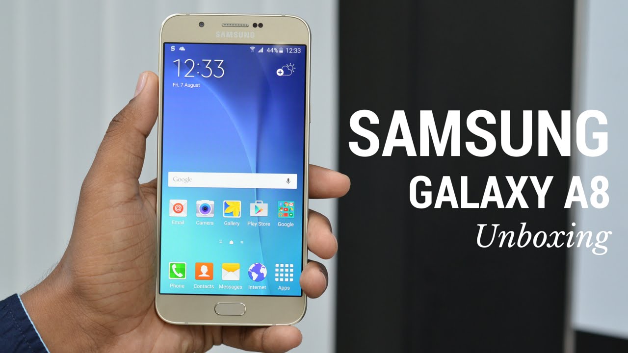 Samsung Galaxy A8 Unboxing & Hands-On - YouTube