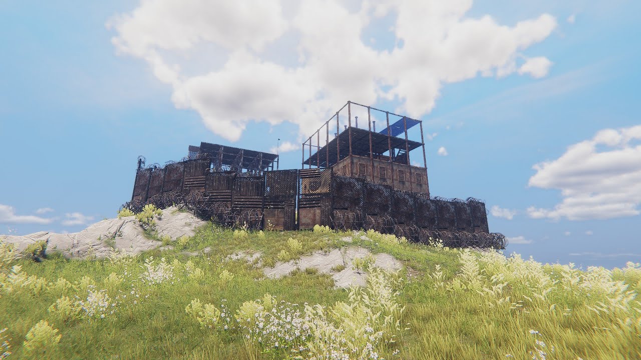 Sunkenland - The White Cliff Coop Base Build - P1 - YouTube