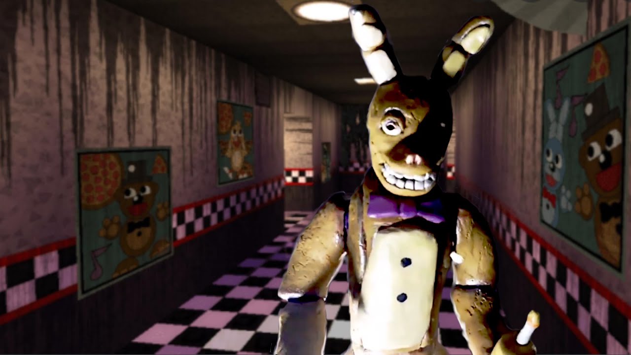 Spring Bonnie fnaf Sculpture Polymer clay - YouTube
