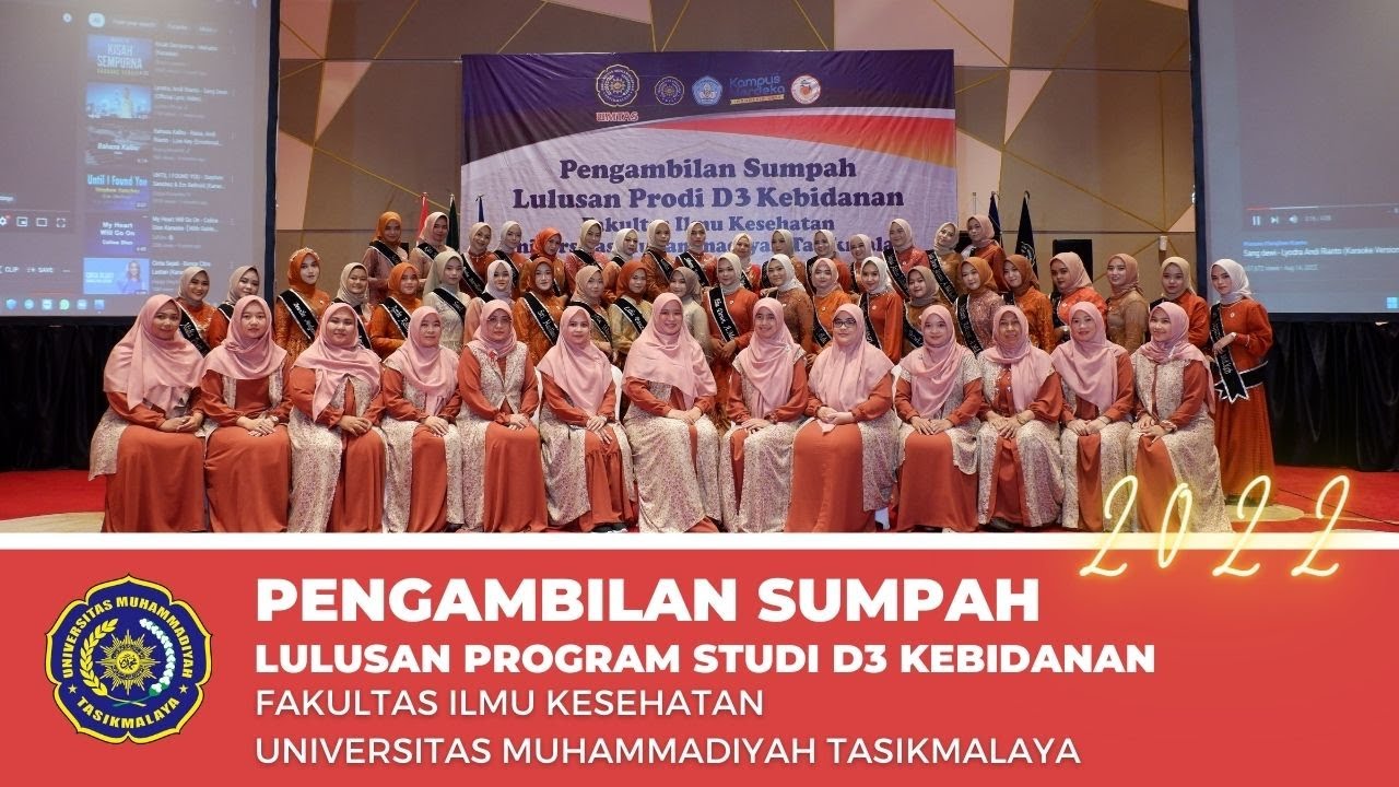 Pengambilan Sumpah D3 Kebidanan 2022 Fikes Umtas - YouTube