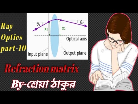 Matrix Method ( Refraction matrix) || System matrix || Ray Optics part ...