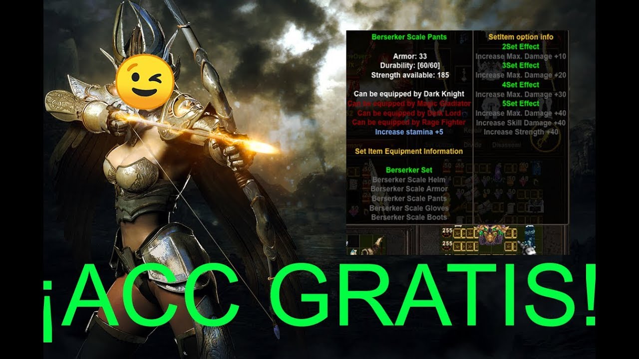 Como conseguir ACC en Mu Online(season 15) Mejor Truco En el Final ...