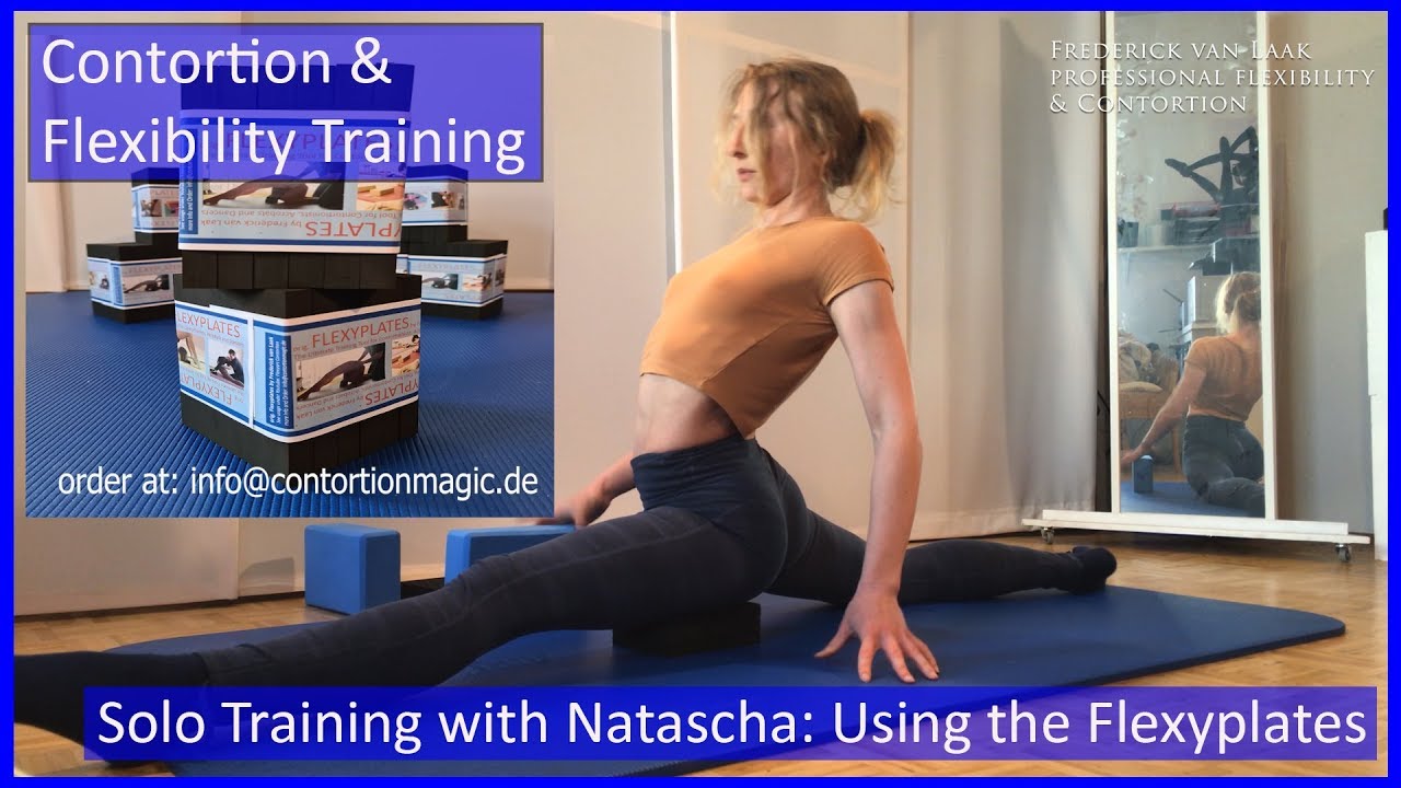 Contortion Training by Flexyart 172: Splits w. Flexyplates - Also for ...