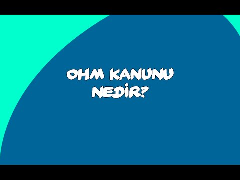 Ohm Kanunu Nedir?