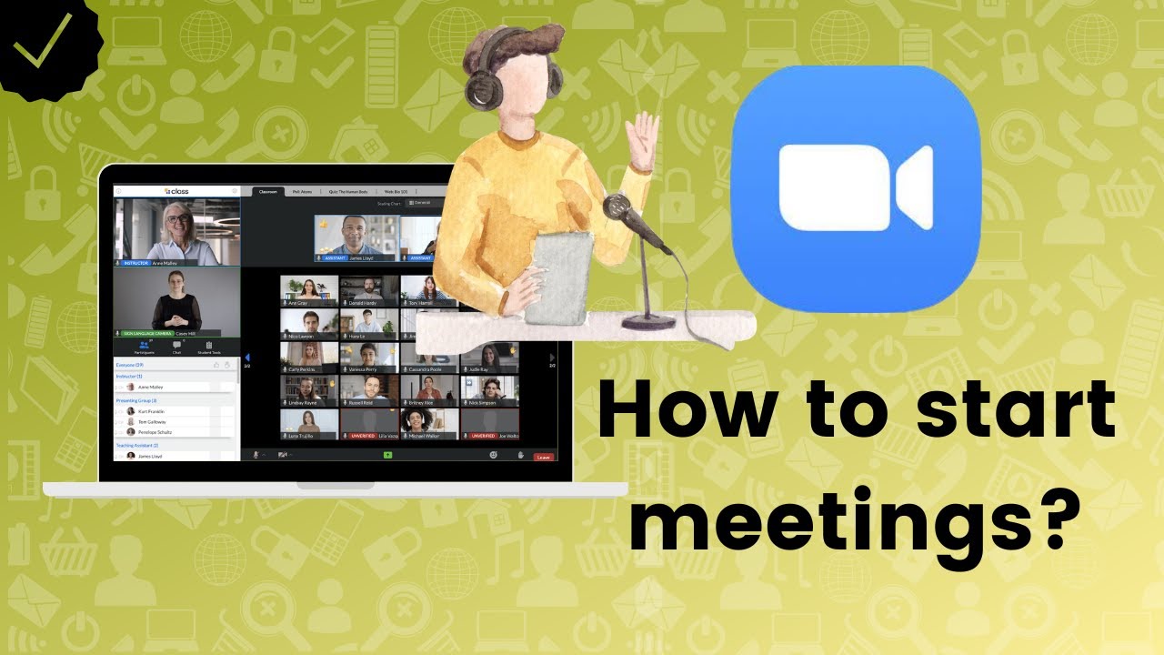 How to start meetings with host video on on Zoom? - YouTube