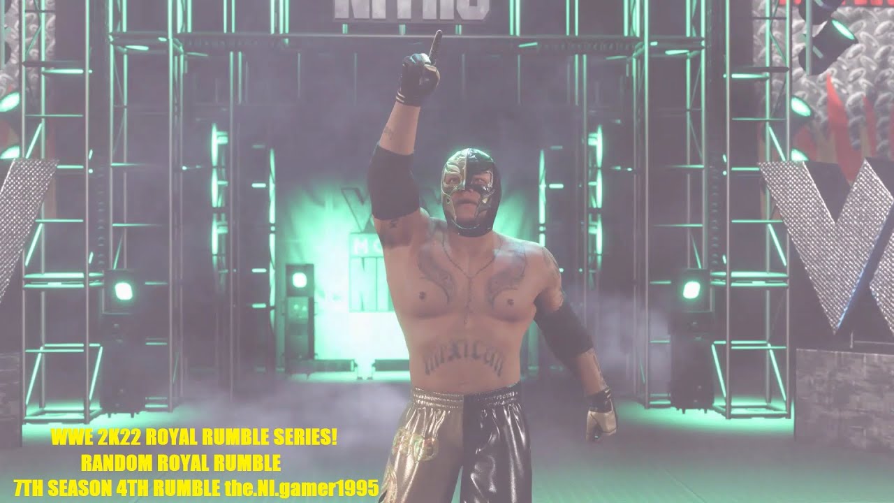 RANDOM SUPERSTAR 4th RUMBLE! WWE 2K22 royal rumble series! - YouTube