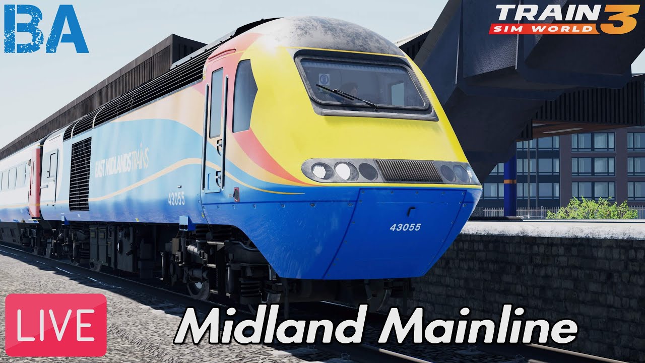 Midland Mainline LIVE - New UK Route Launch Day - PS5 - Train Sim World ...