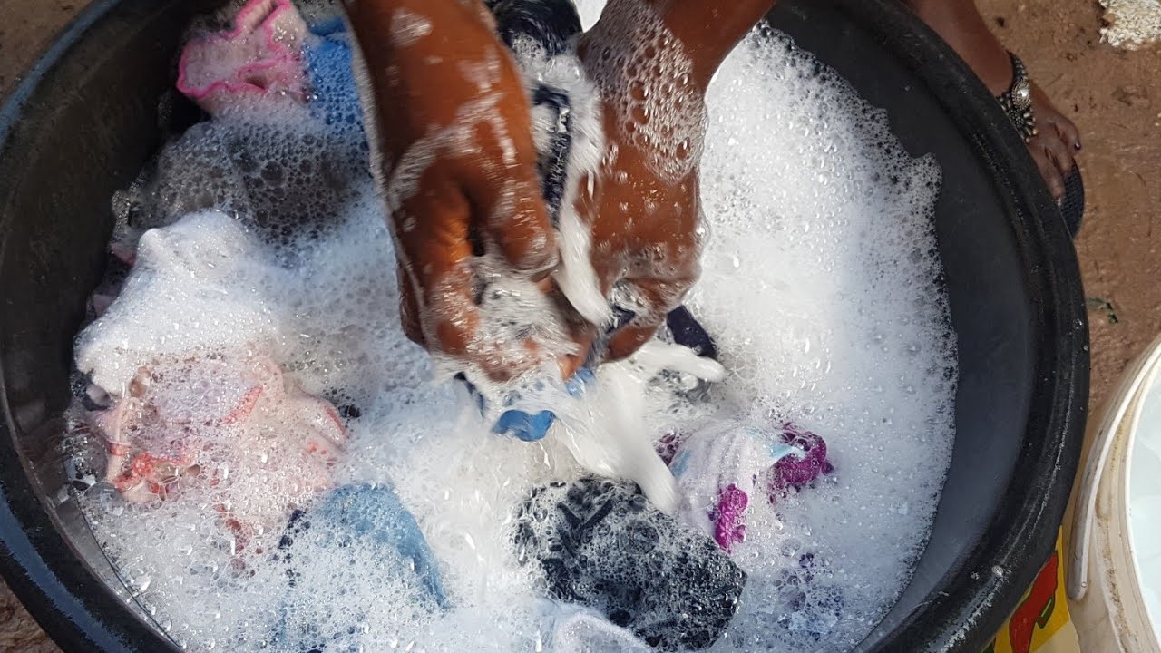how to wash clothes with hand #handwash - YouTube