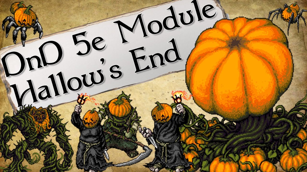 I Wrote a Free DnD 5e Halloween Module - Hallow's End - YouTube