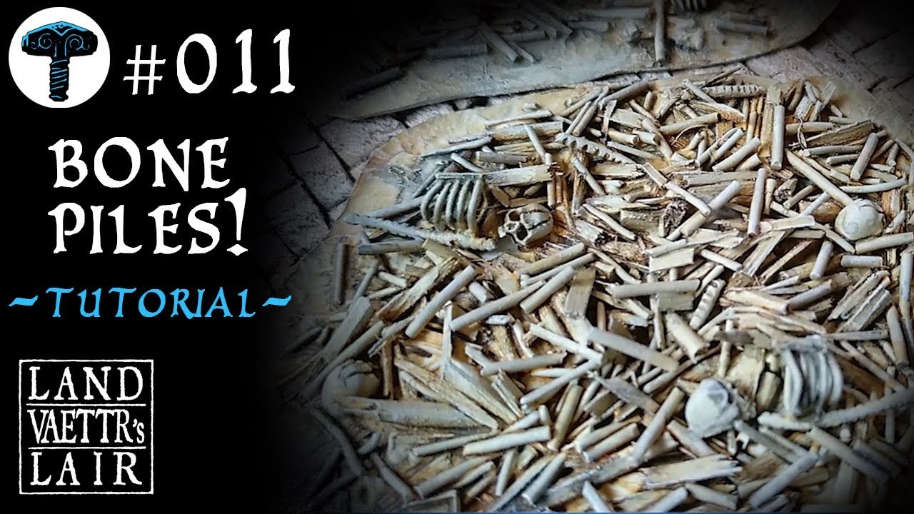 Crafting Bone Piles for Tabletop RPG (tutorial) - YouTube