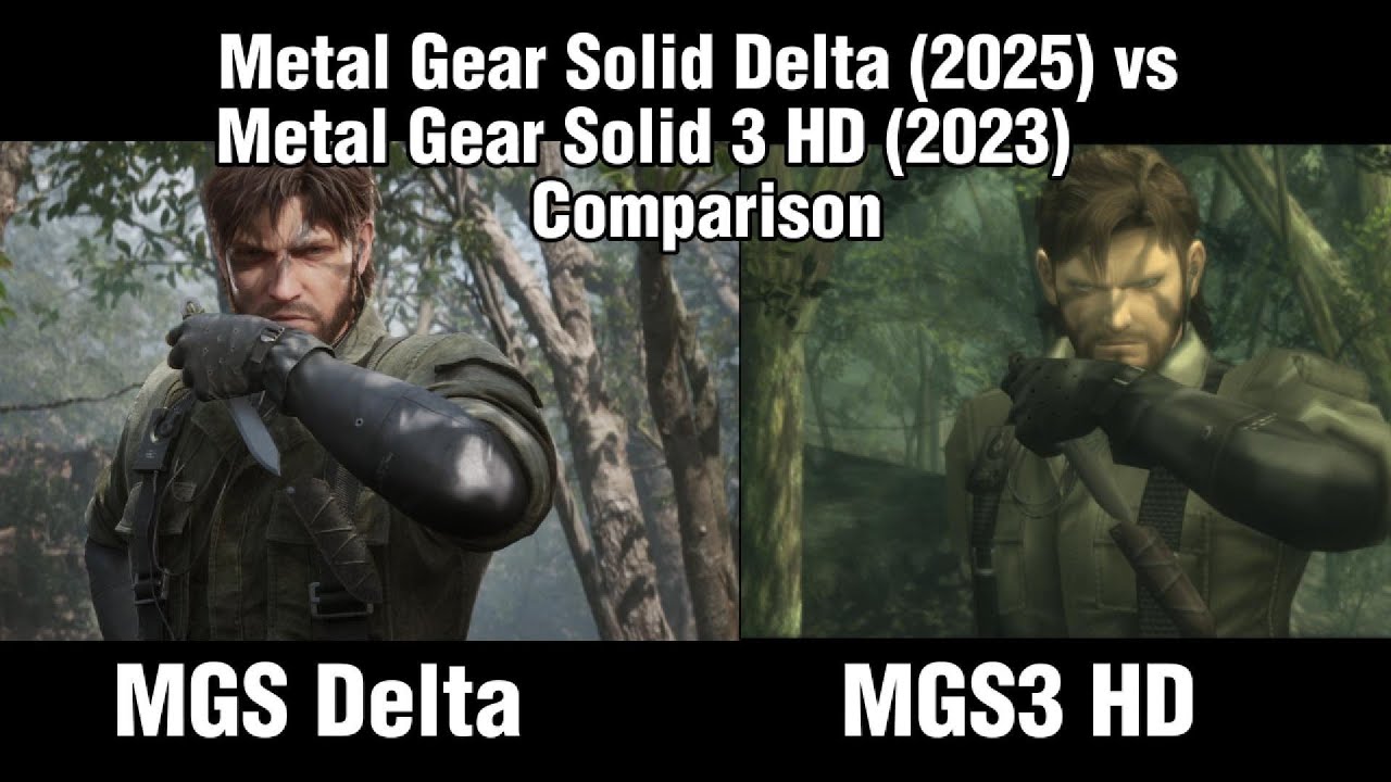 Metal Gear Solid Delta vs MGS3 HD Comparison - YouTube