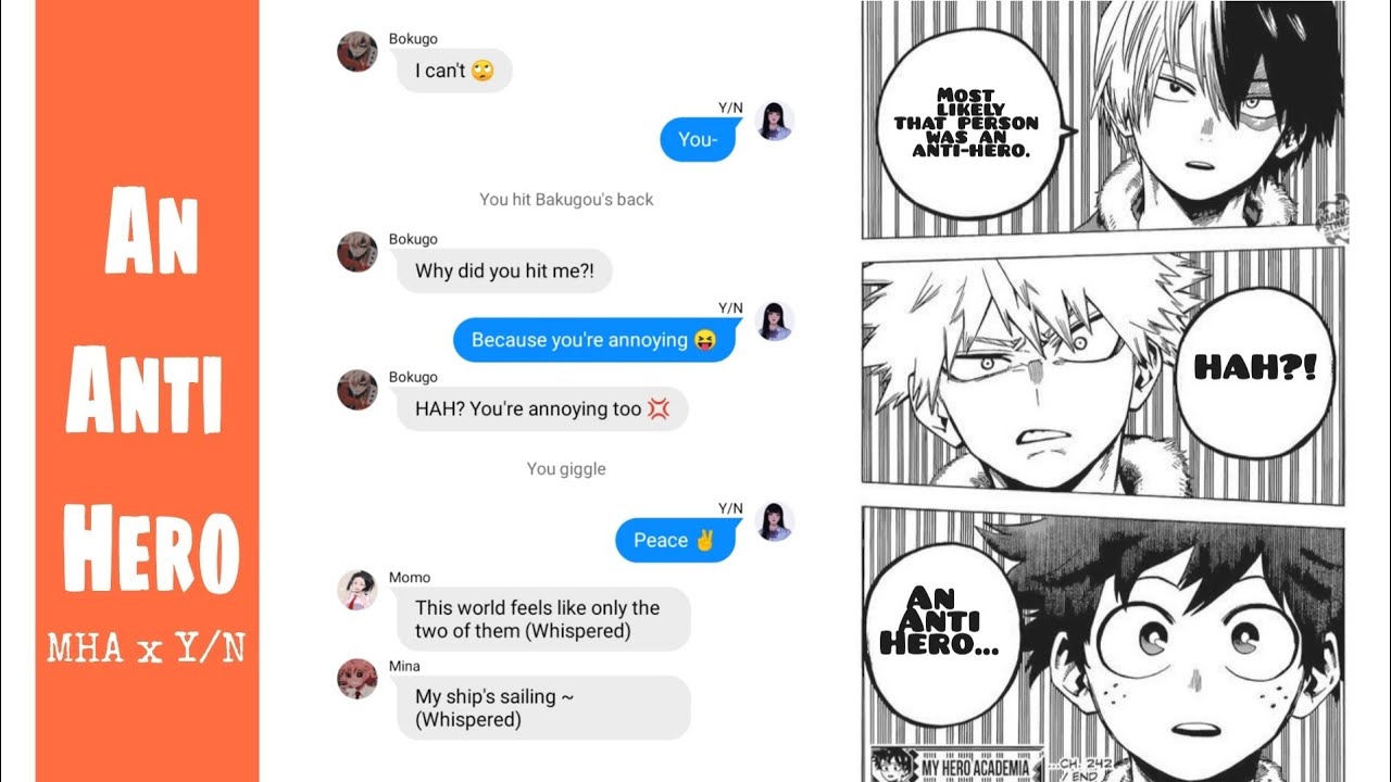 An Anti Hero Ep 3 | MHA x Y/N | MHA texting story - YouTube