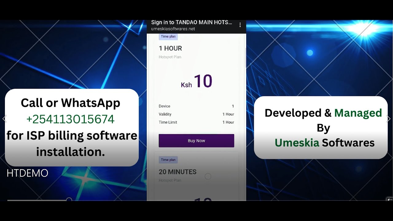 ISP Billing Hotspot Page Demo #billing #billingsoftware #isp #hotspot #mikrotik - YouTube