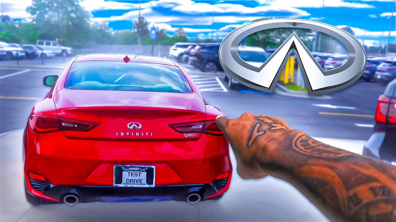 I TRADED MY OLD CAR FOR NEW INFINITI Q60 RED SPORT😳 … - YouTube