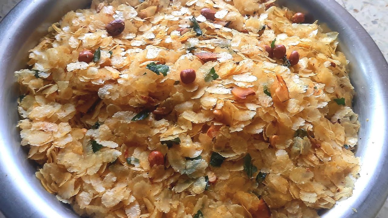 Atukula Talimpu | Poha Mixture | COOKING WITH LATHA - YouTube