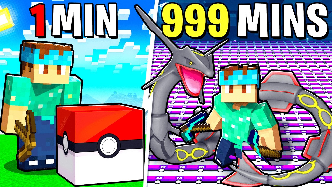 Pixelmon But Every MINUTE +1 LUCKY BLOCK! (Pokémon Minecraft) - YouTube