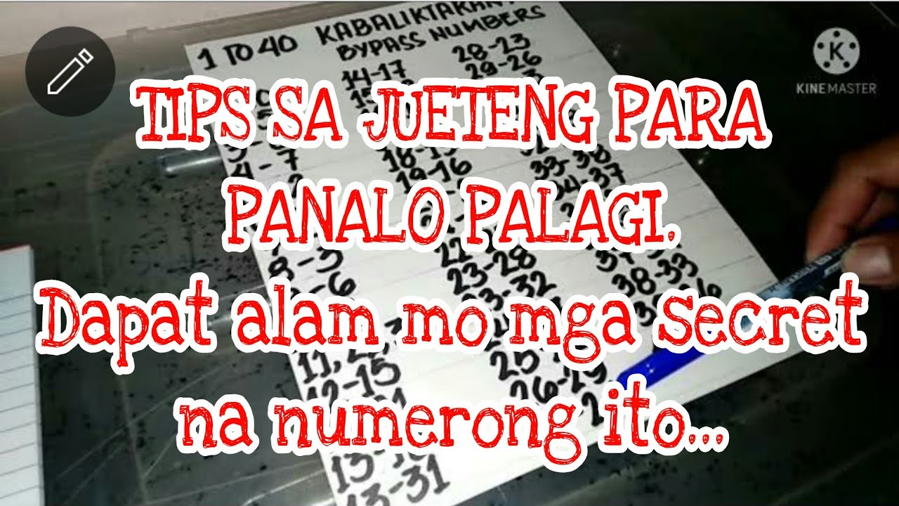 TIPS SA JUETENG PARA PANALO PALAGI, SEKRITONG MGA NUMERO DAPAT ALAM MO ...