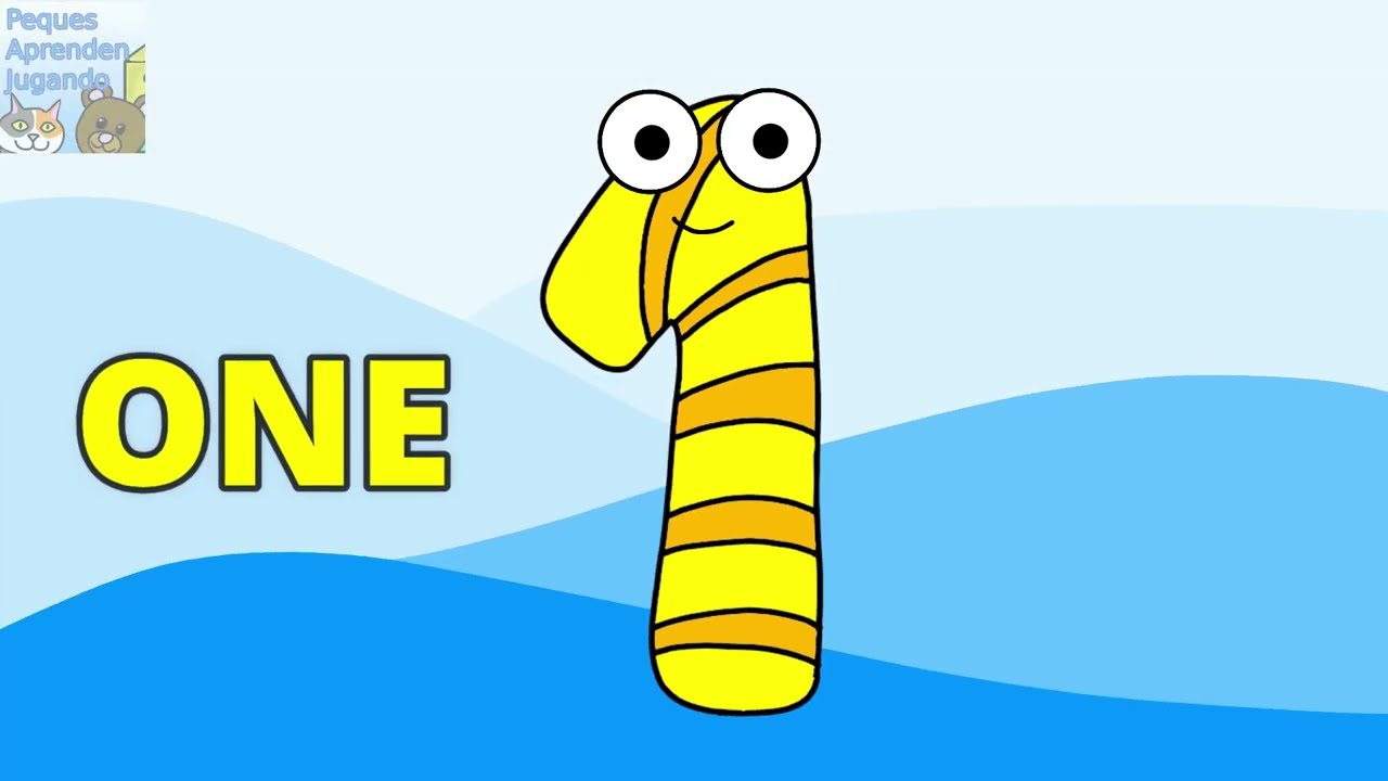 Los números en inglés del 1 al 10 para niños Video de Peques Aprenden ...