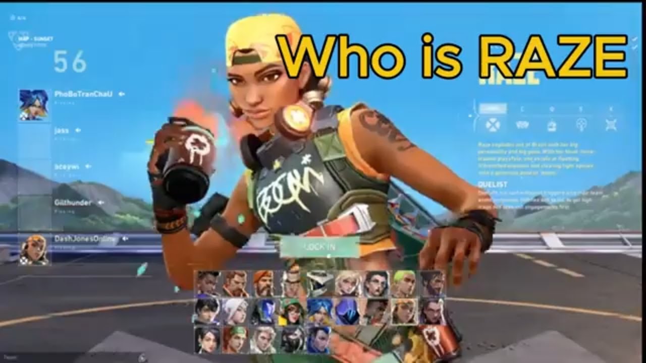 WHO IS RAZE, things you need to know before playing the character - YouTube