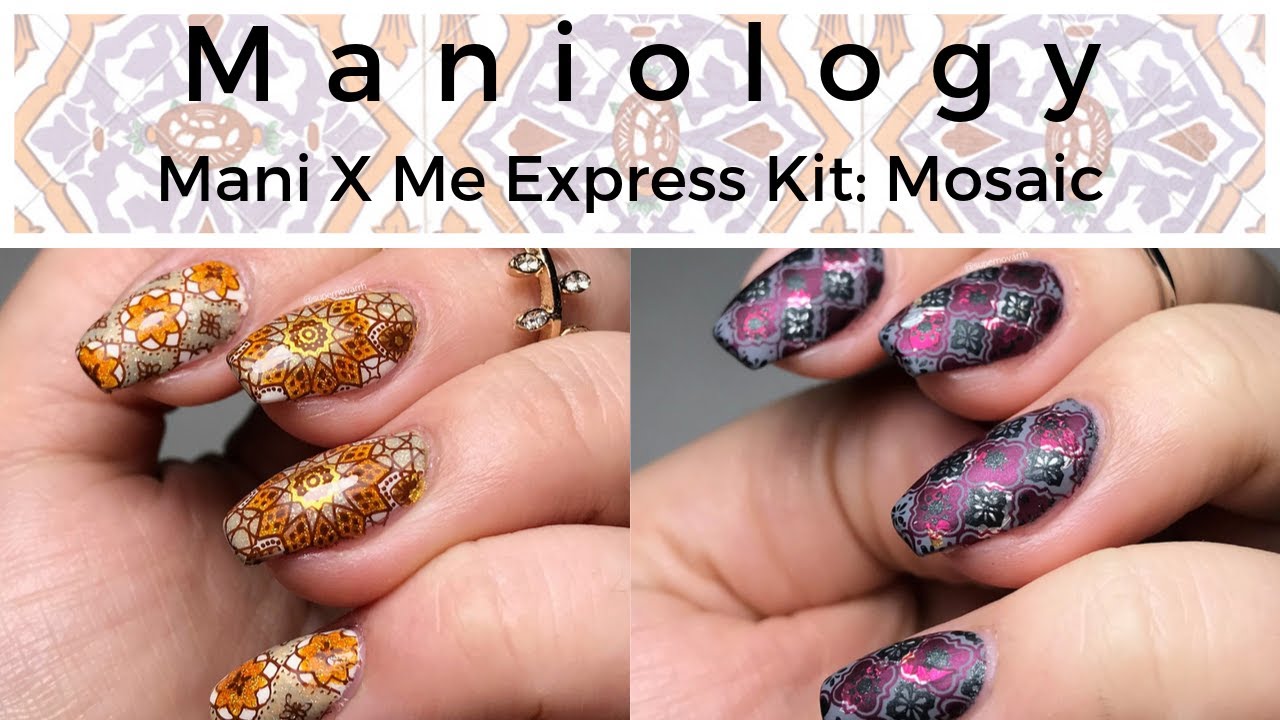 Maniology Mani X Me Monthly Express Kit: Mosaic | Two Nail Stamping ...