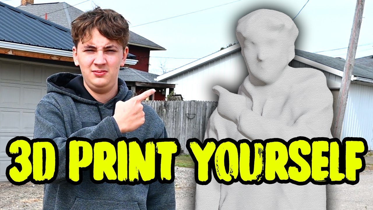 How to 3D SCAN and PRINT People With a PHONE - YouTube