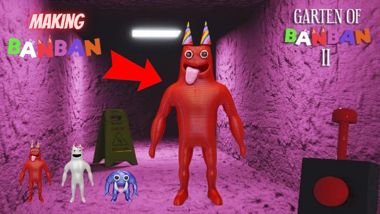 Making Banban | Garten Of Banban | 3D Print | 4K - YouTube