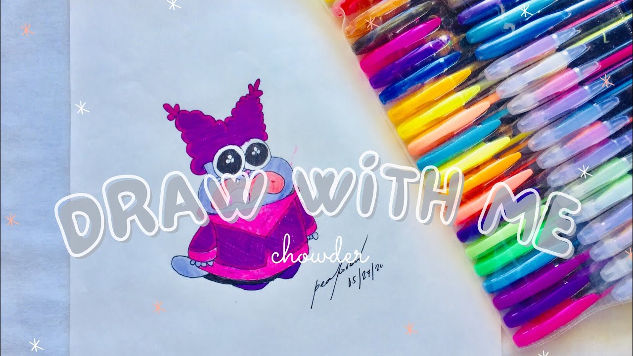 🥖 CARTOON NETWORK | LET'S DRAW CHOWDER (SPEED DRAWING) - YouTube