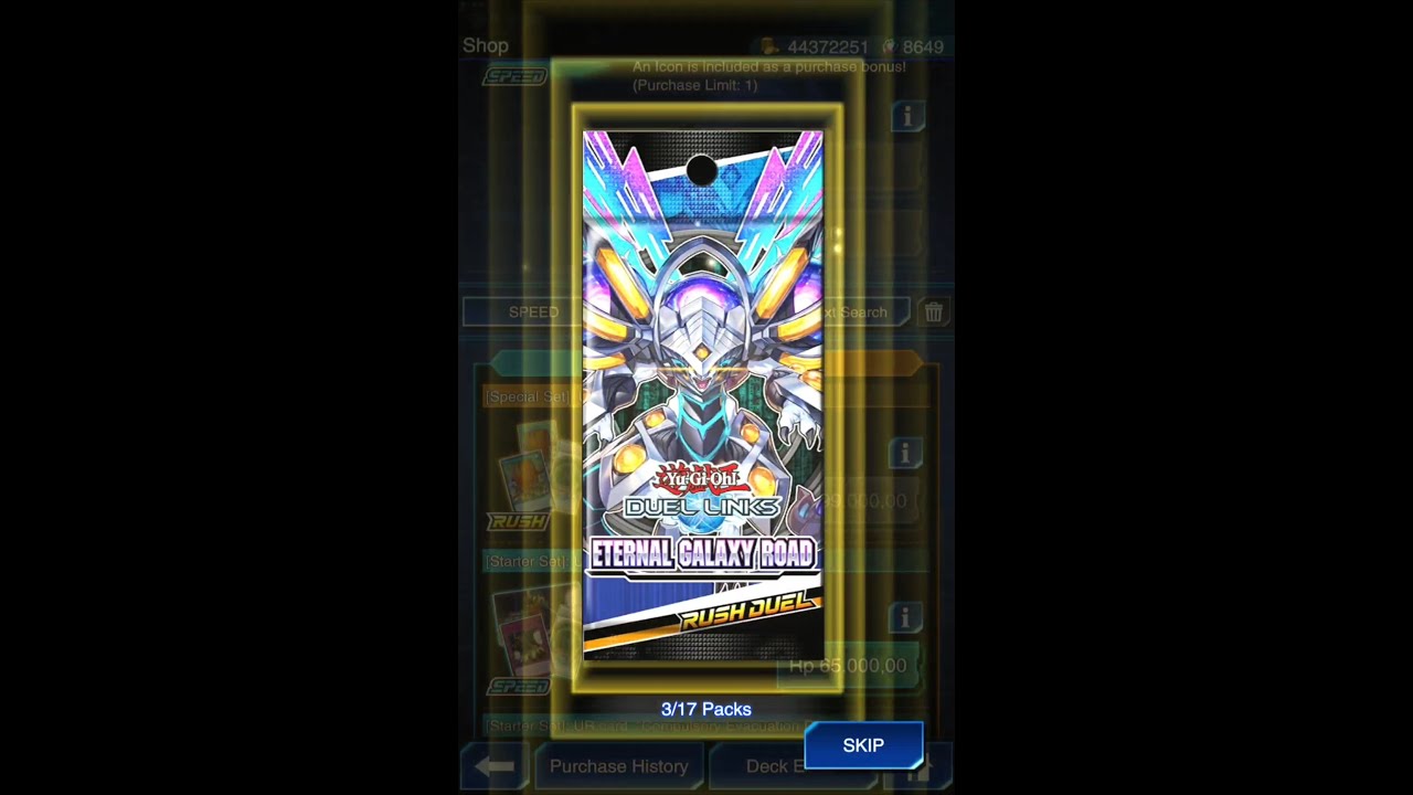Yugioh Duel Links - Opening Bundle Pack 17 x Eternal Galaxy Road - YouTube