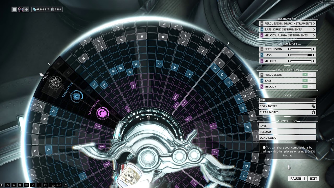 Warframe Mandachord: Dead Batteries/Flying Battery (SnappleMan, Sonic ...