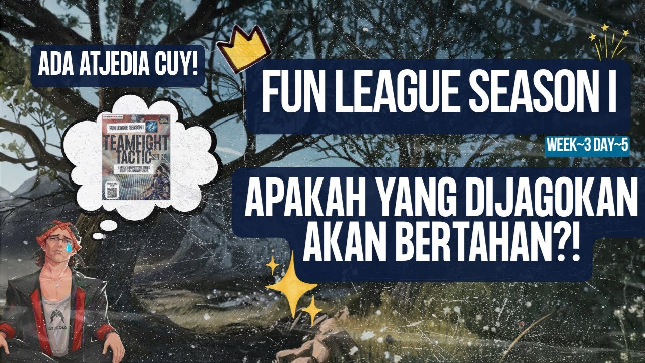 FUN LEAGUE SEASON I WEEK 3 DAY 5 !!! (ATJEDIA ON STREAM) - YouTube